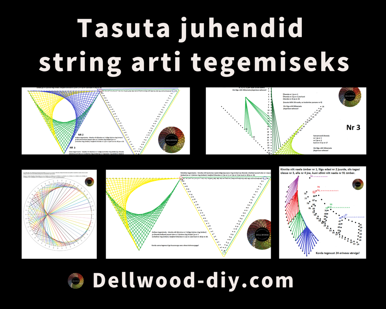 # 1 TASUTA JUHENDID string arti (niidikunsti) tegemiseks | Peoasjade ...