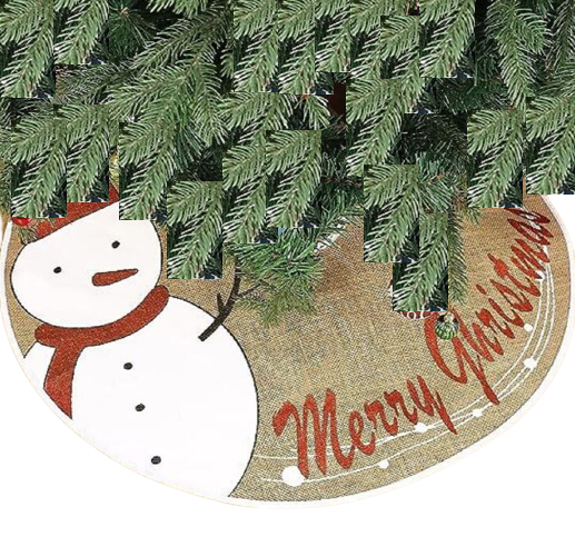 Jõulupuu vaip / kuuse vaip lumememmega | Peoasjade müük & laenutus ...