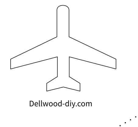 Airplane - string art template on paper (A4) or digital (PDF) | Party ...