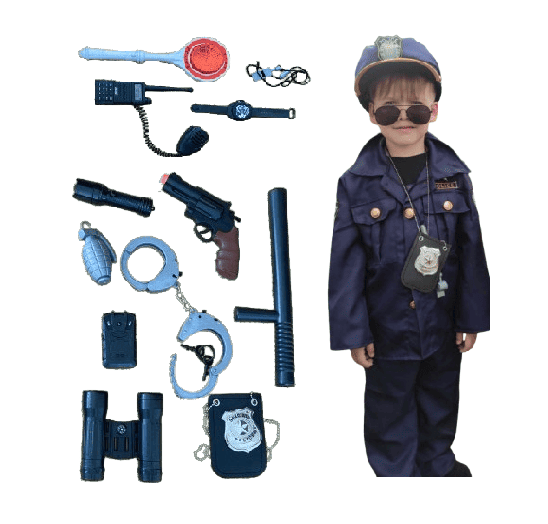 Police Costume for Kids s 100/110 | Party Supplies, String Art & Paber ...