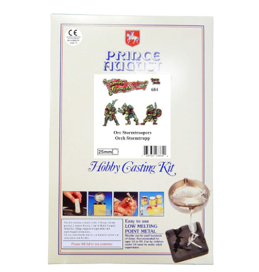 Prince August Metal Figure Casting Kit for Beginners | Party Supplies ...